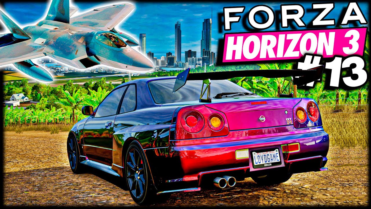 FORZA HORIZON 3 - Desafio Incrível contra um JATO na Velocidade MÁXIMA ...