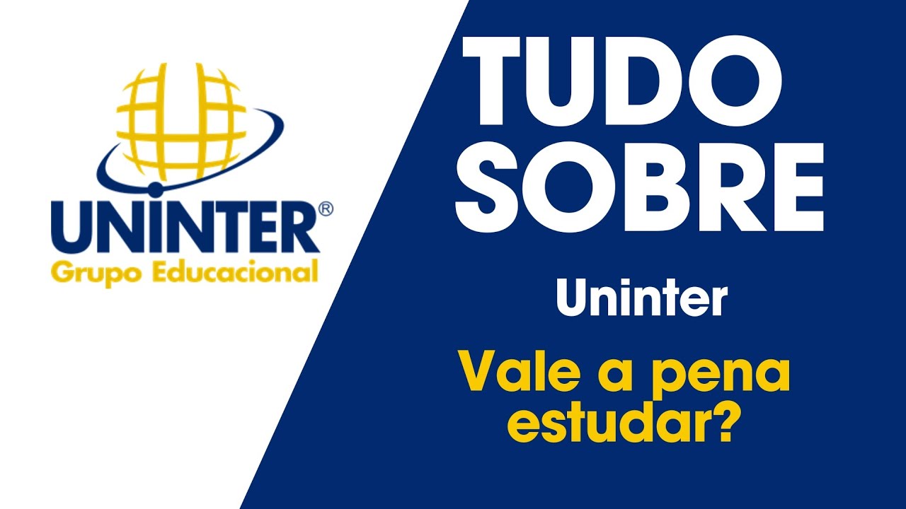 UNINTER É BOA? | Faculdade EAD - YouTube