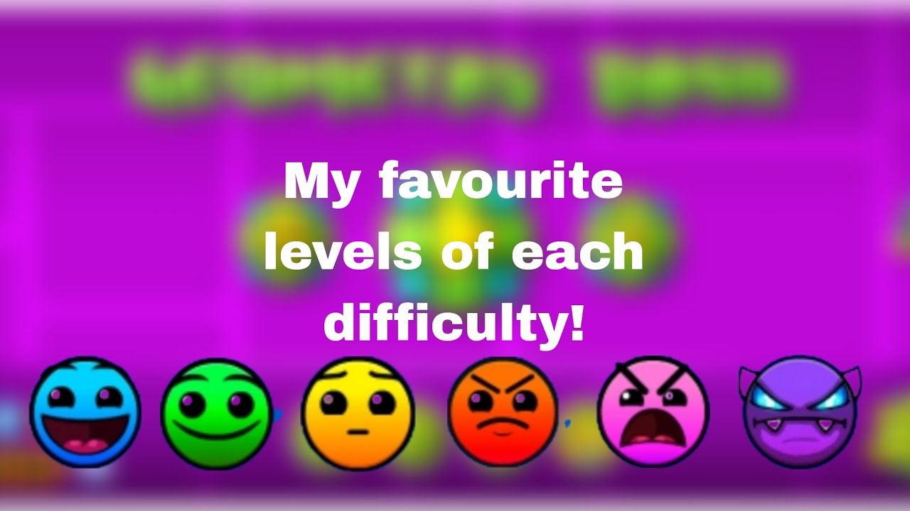 My favourite levels of each difficulty in GD! - YouTube