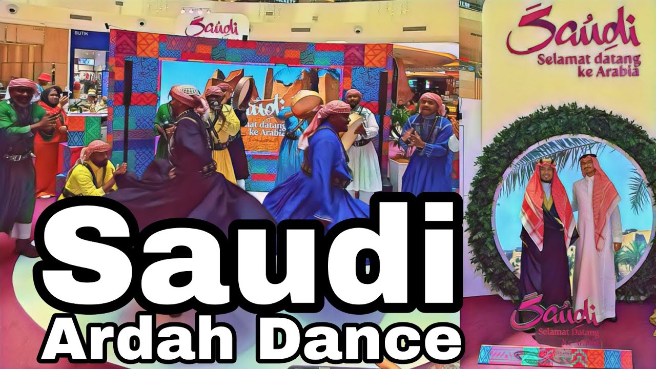 Saudi Ardah Dance Performance at Saudi Travel Fair - YouTube
