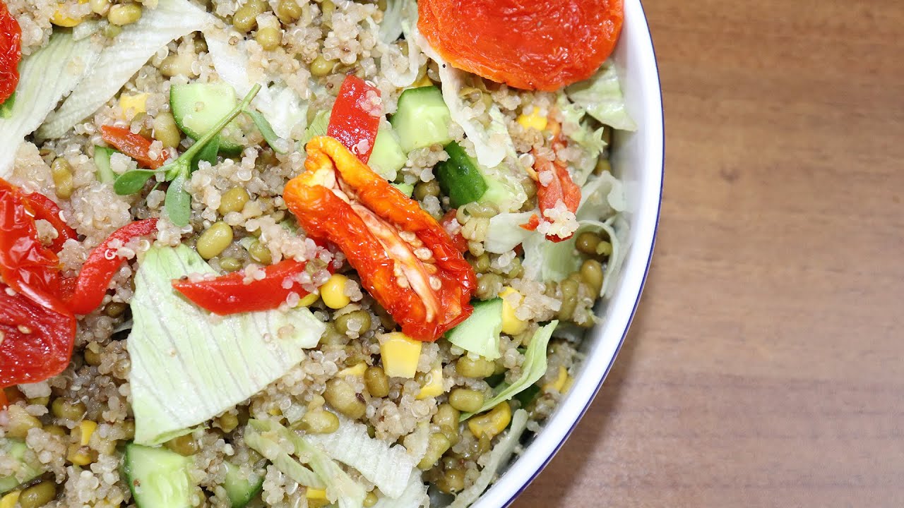 KİNOA SALATASI TARİFİ - quinoa salad recipes 😍🥗 - Salata Tarifleri ...