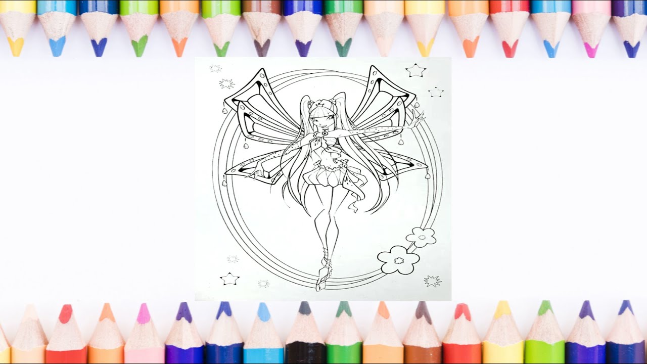 HOW TO COLORING Winx Club Magical Fairies Part 3 - YouTube