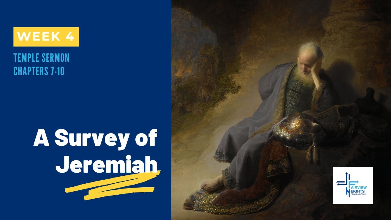 Bible Class | March 24 | Jeremiah | Week 4 - YouTube