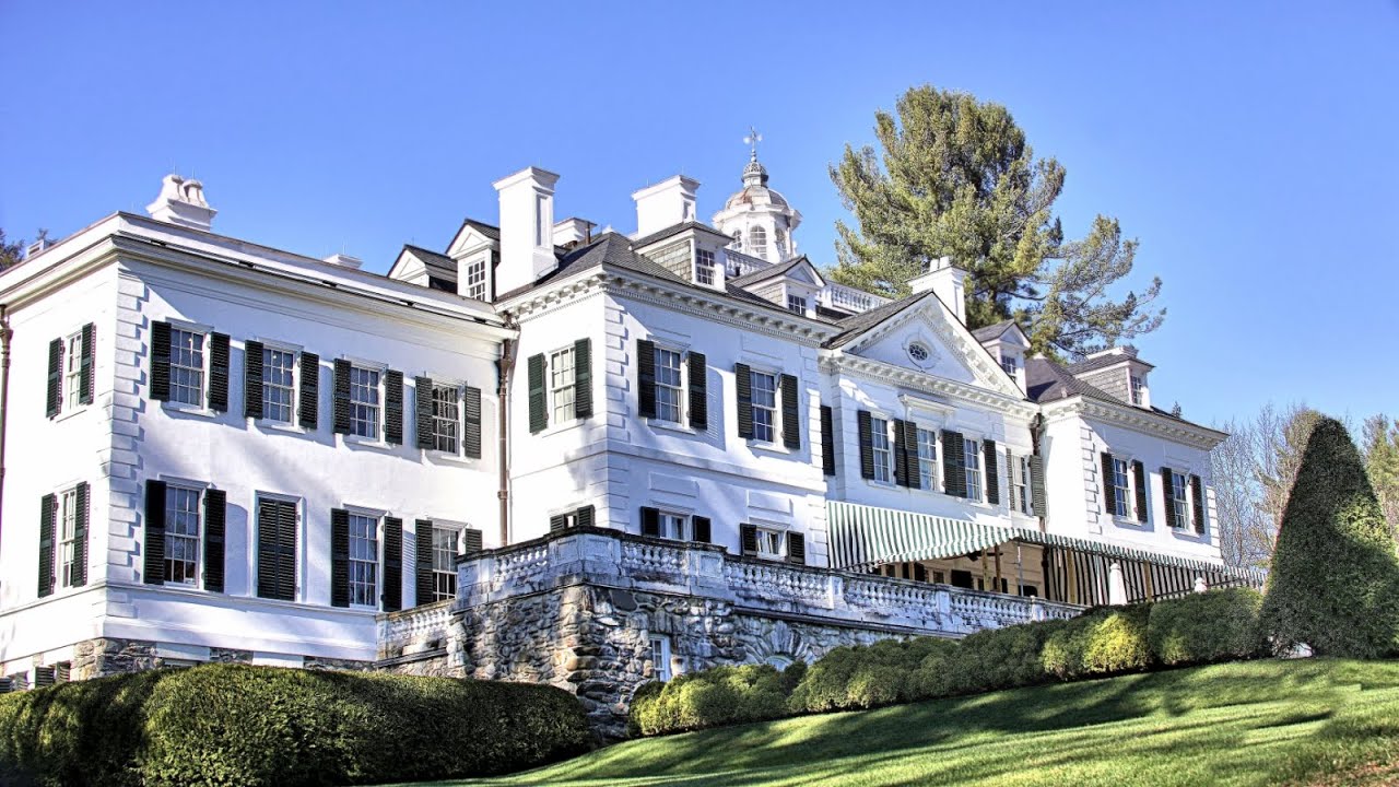 Edith Wharton's home 'The Mount' - YouTube