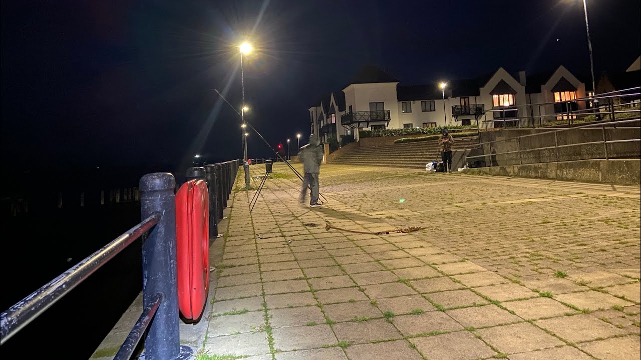 Fishing a windy walkway - YouTube