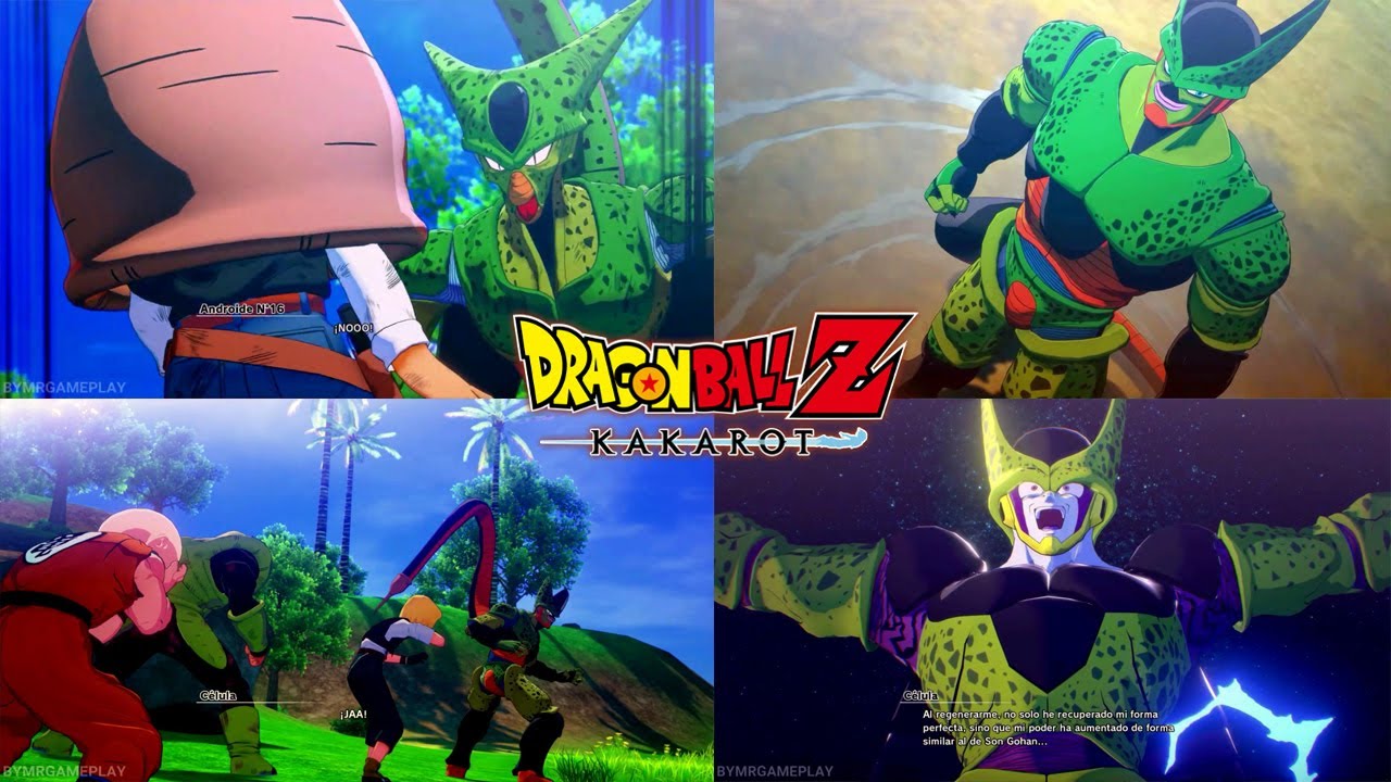 Todas las Transformaciones de Cell en Dragon Ball Z Kakarot - YouTube