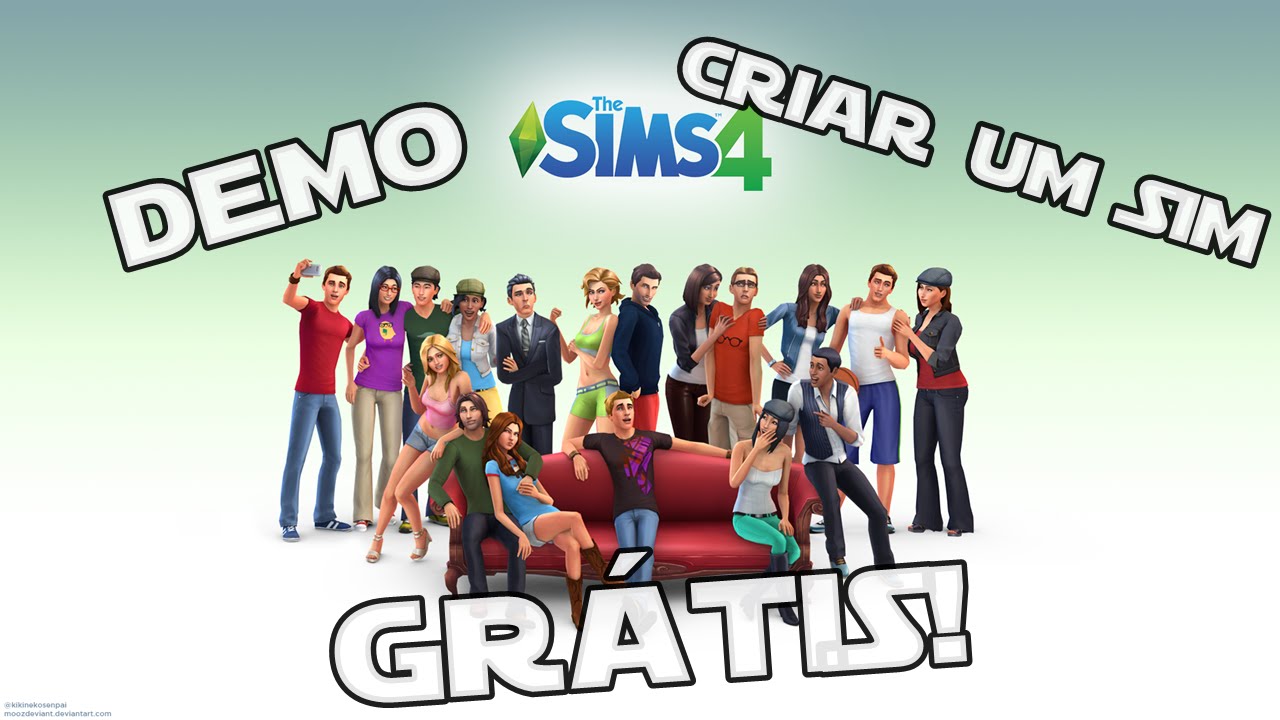 The Sims 4 Demo Criar um Sim Grátis! - YouTube