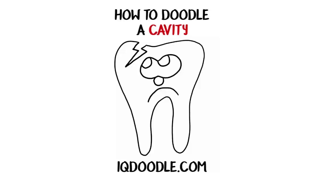 How to Draw a Tooth Cavity (drawing tips) - YouTube
