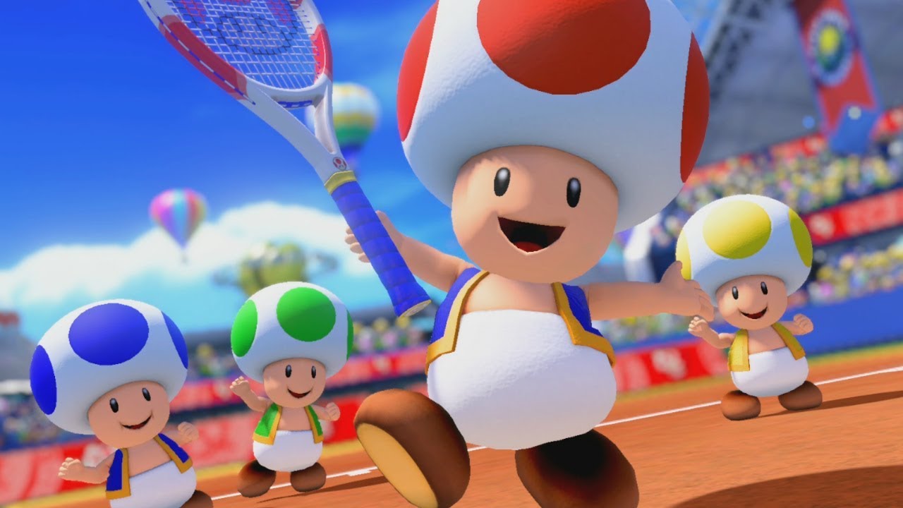 Mario Tennis Aces - Toad vs Luigi - YouTube