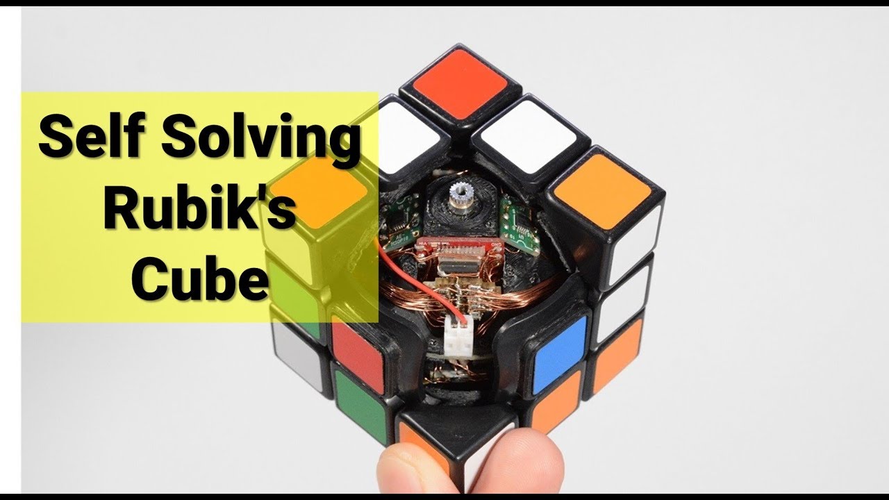 Self Solving Rubik's Cube by "Human Controller" - YouTube