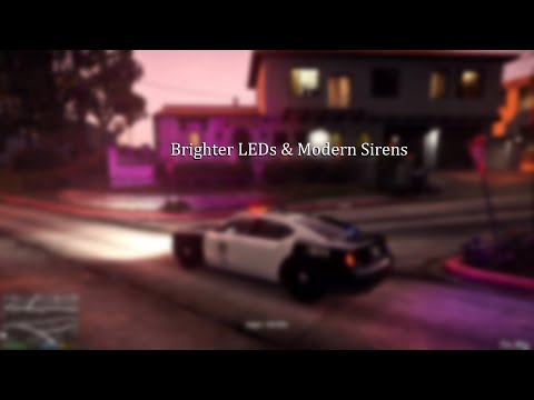 Realistic Police Lights/ Sirens | GTA V Modding - YouTube