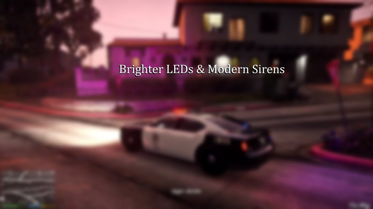 Realistic Police Lights/ Sirens | GTA V Modding - YouTube