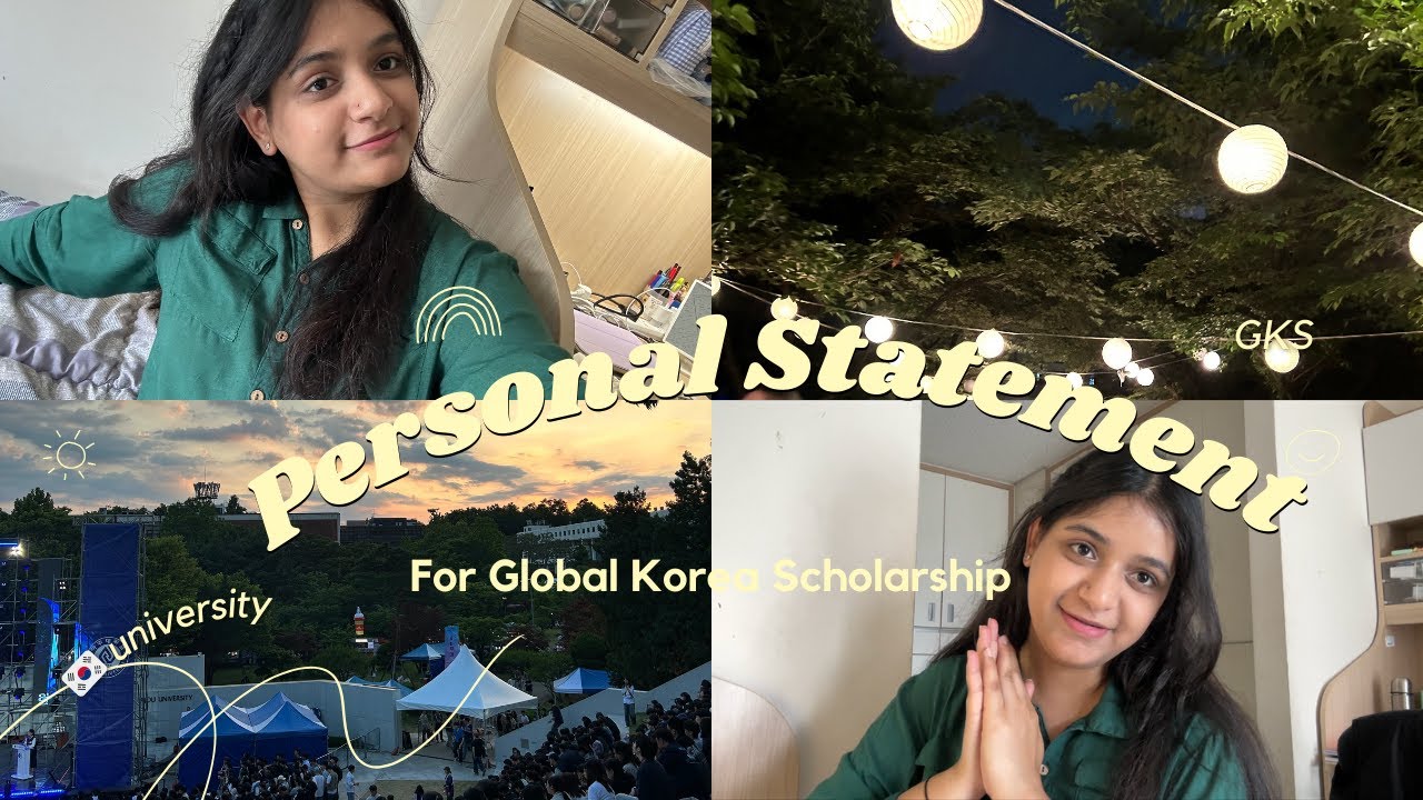 Personal Statement for GKS - YouTube