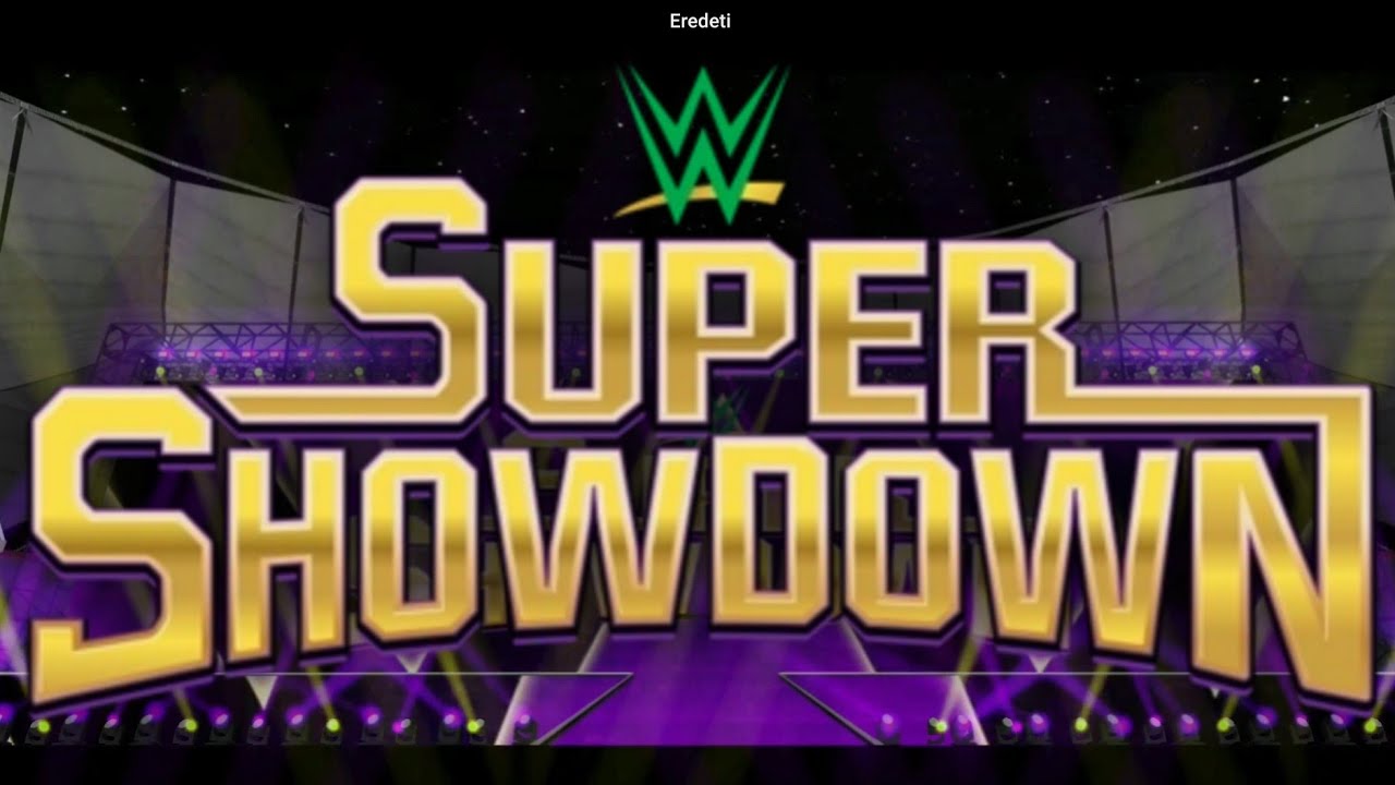 WWE SUPER SHOWDOWN 2020/2022 STAGE ANIMATION: by WWE STAGE 2022 - YouTube