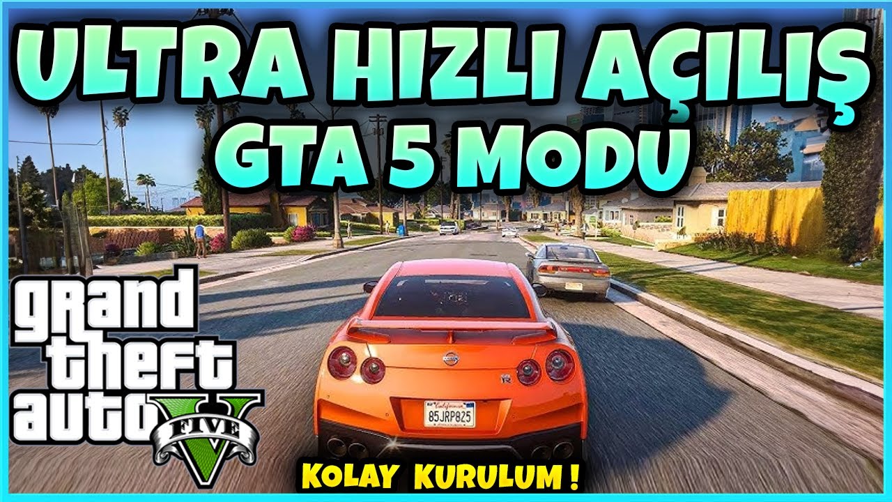 GTA5 ULTRA HIZLI AÇILIŞ MODU | GTA 5 DiREK STORY MODUNA GiRMEK | INTRO ...