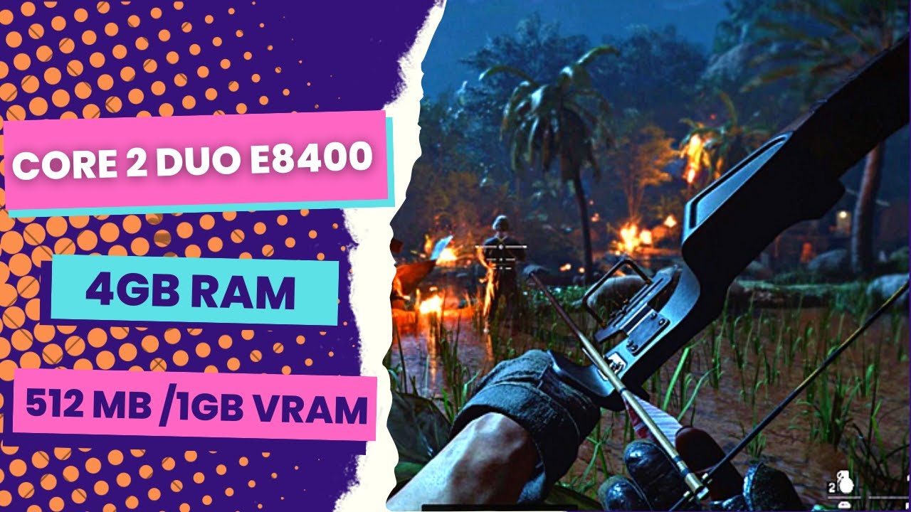 Top 10 Games For Core 2 Duo E8400 3.00ghz | 1GB / 512MB VRAM | 4GB RAM ...
