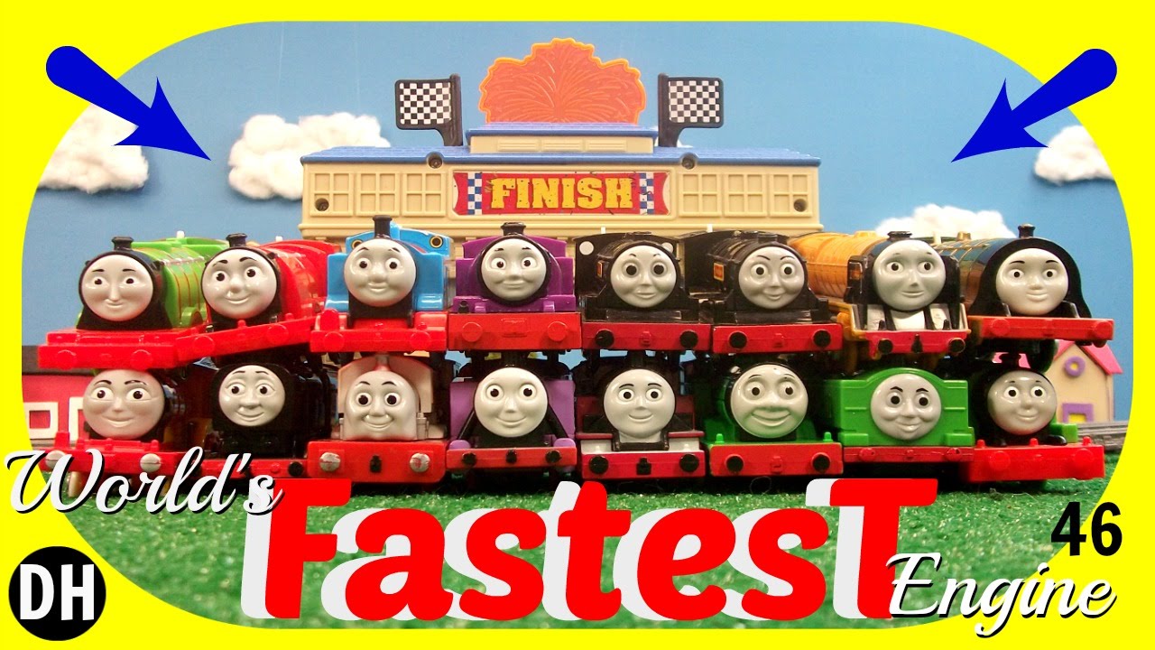 World's Fastest Engine 46! Double Header! Thomas and Friends Racing ...