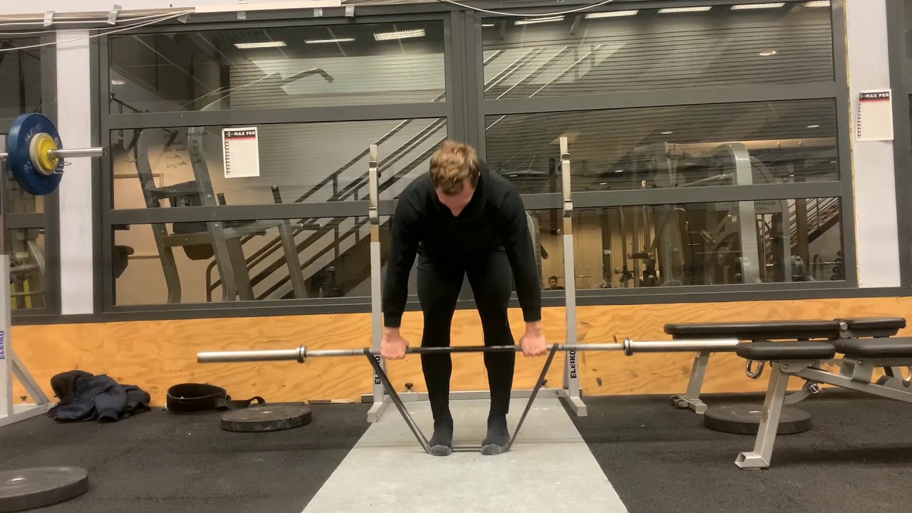 Barbell Banded Power Row - YouTube