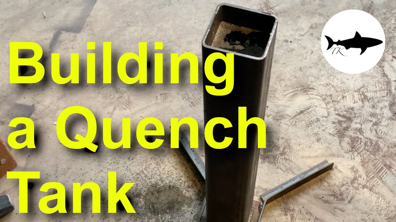 Building a Big Vertical Heat Treating Quench Tank - YouTube