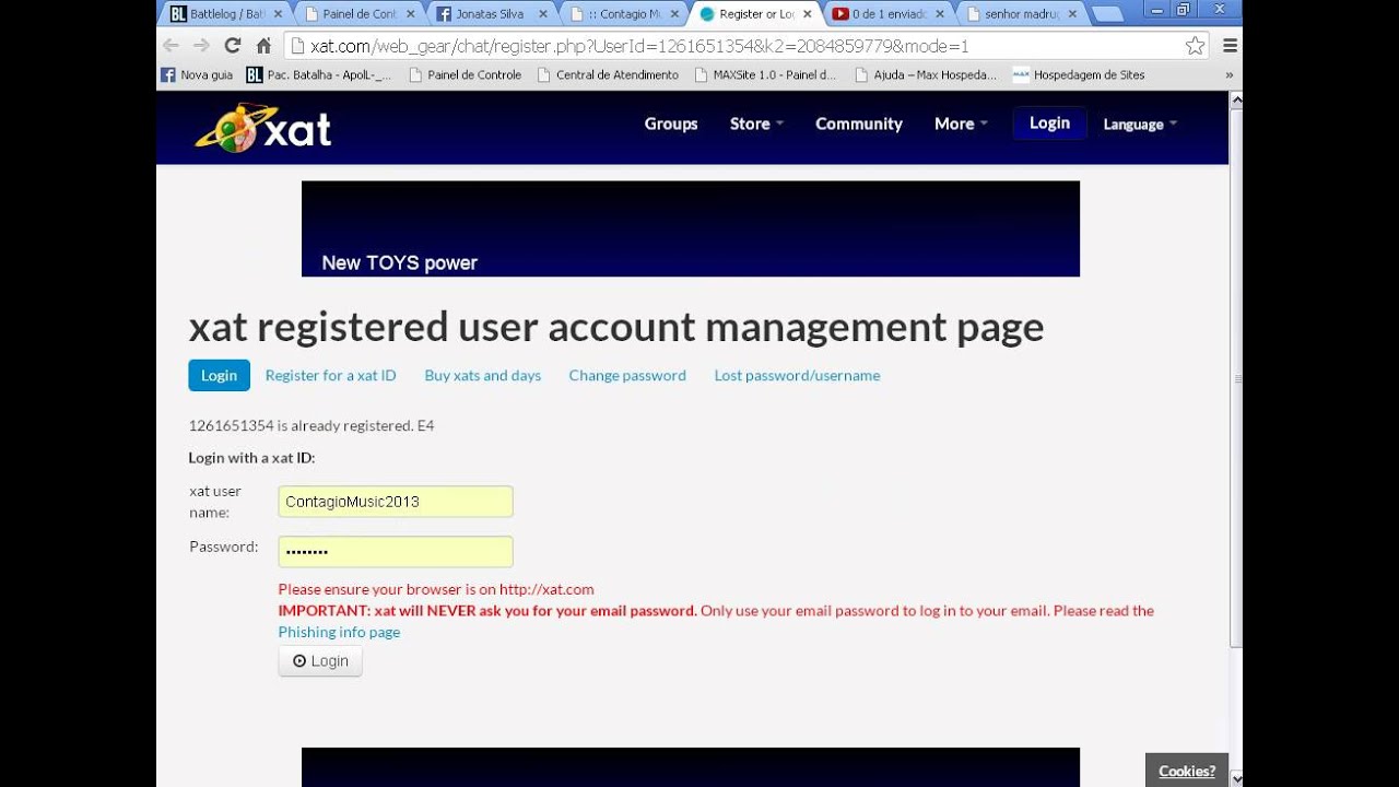 Como trocar o nome e foto do xat. - YouTube