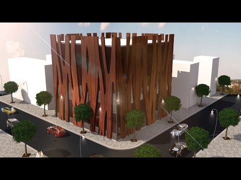 Tutoriel Archicad 19: Housse Building in Moucharabieh Moderne - YouTube
