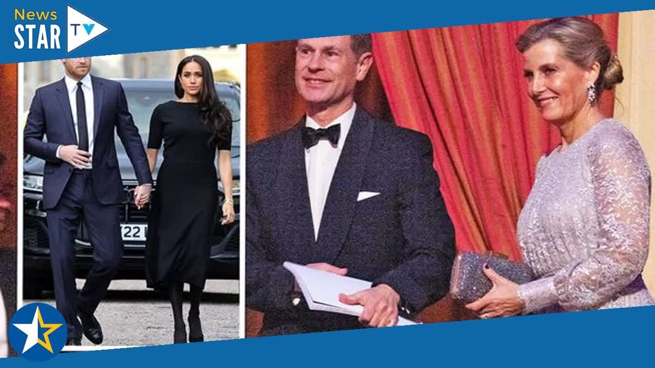 Prince Edward and Sophie fill Sussexes' places with 'great ease' - YouTube
