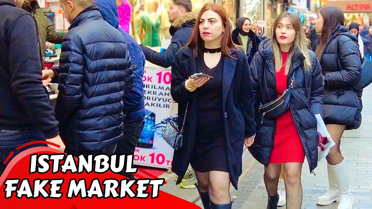 ISTANBUL TURKEY 2023 FAKE MARKET 27 JANUARY WALKING TOUR | 4K - YouTube