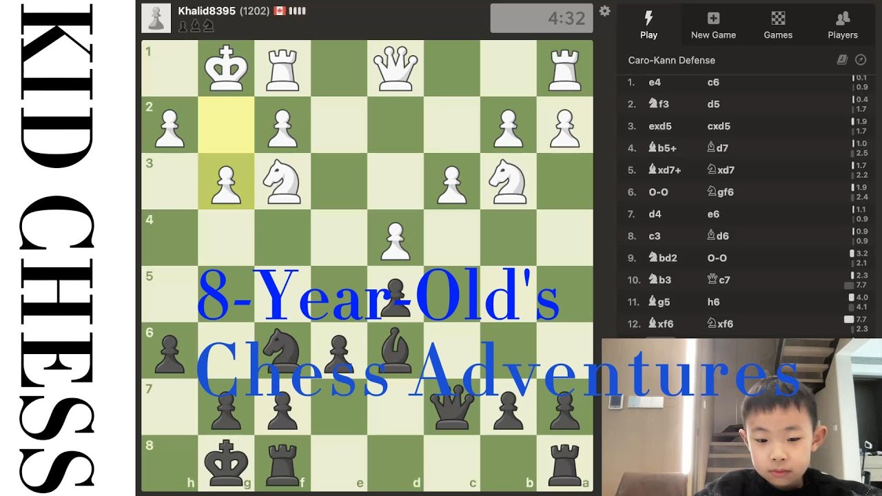 Chess Adventures on chess.com: A Young Player's Journey Begins! - YouTube