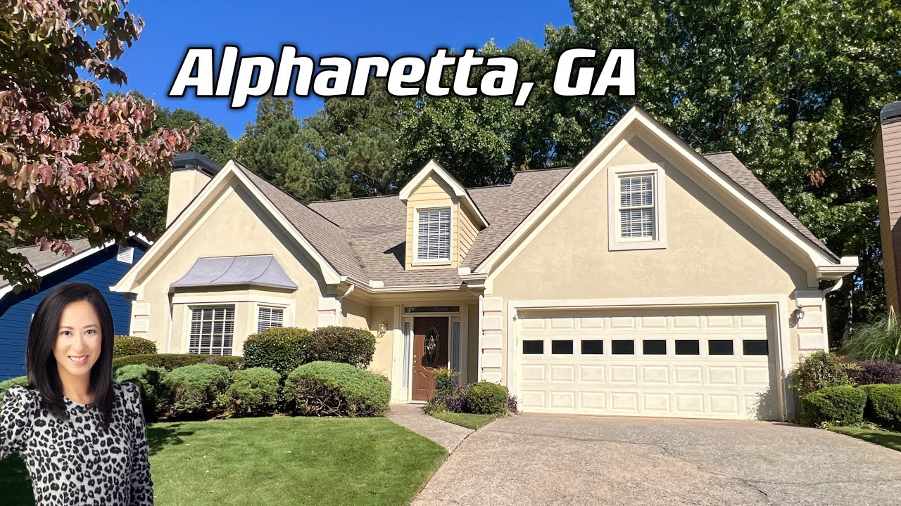 亚特兰大溪力姐带你看房 | Alpharetta, GA | 建于1988年，面积2,588尺，3个卧室2.5个卫生间 | 美国房地产 | 房市 | 亚特兰大房地产 - YouTube