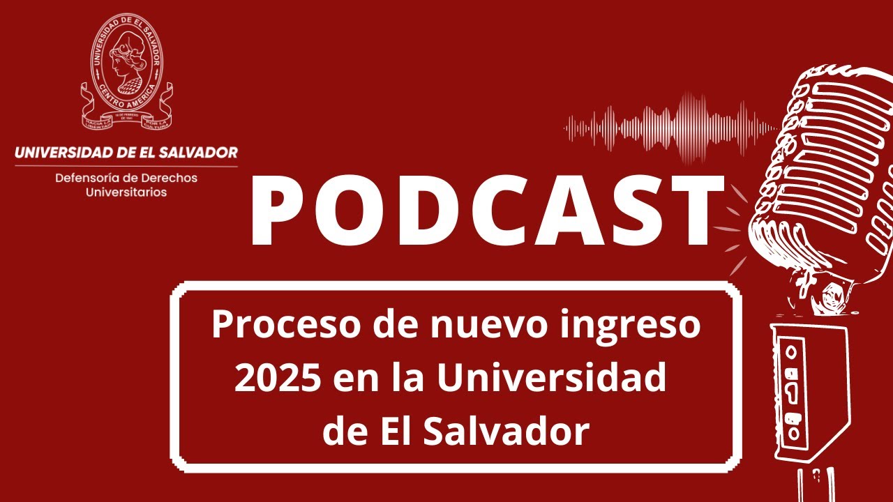 Proceso de nuevo ingreso 2025 en la UES. - YouTube