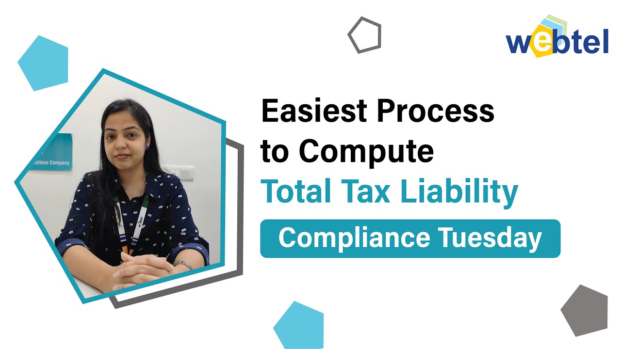How to Compute the Total Tax Liability | Easiest Process to Compute Tax ...