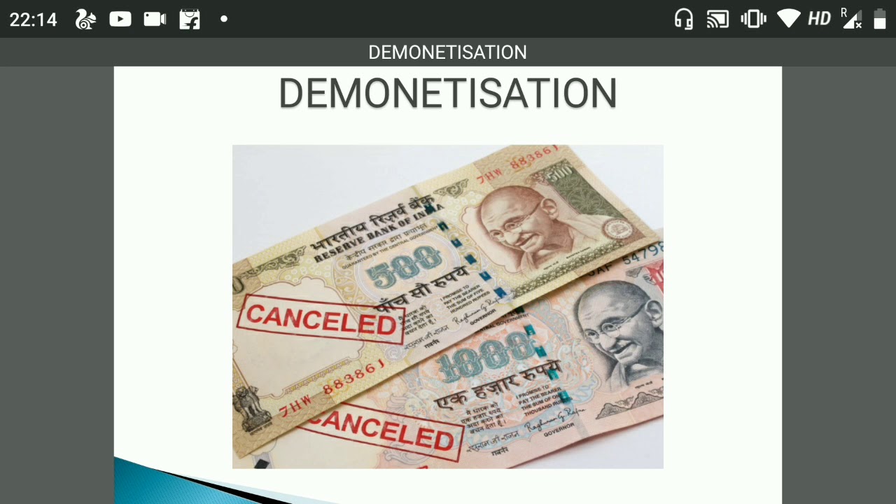 DEMONETISATION FOR CLASS 12 ECONOMICS - YouTube