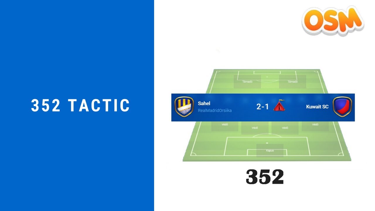 352 tactic in OSM I Our OsmGuide - YouTube