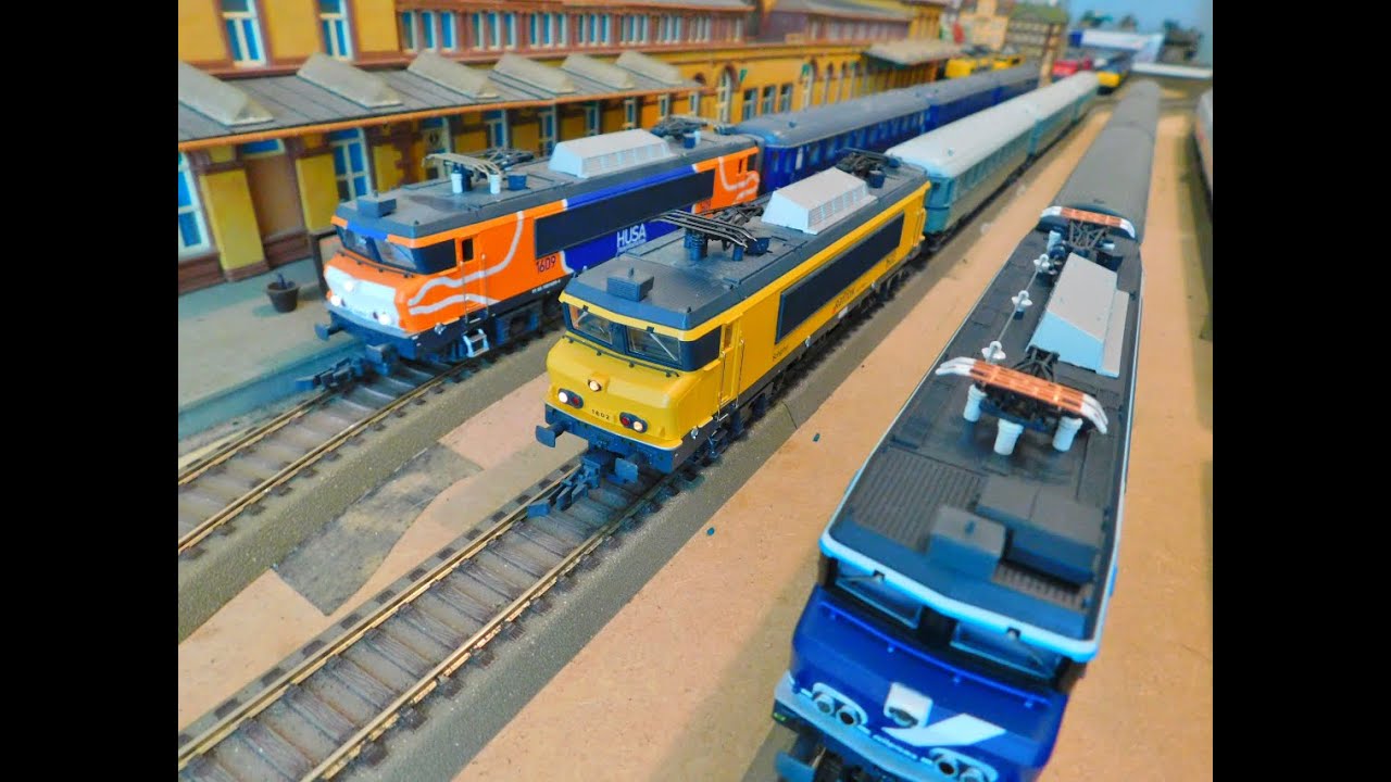 Roco Ho Dcc Model Train Layout Update 297 Railion 1600 - YouTube