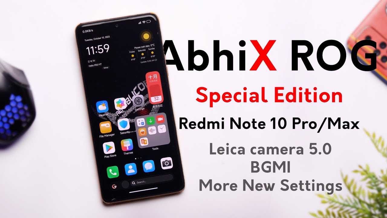 AbhiX ROG Special Edition Redmi Note 10 Pro/Max Review, Leica Camera 5. ...