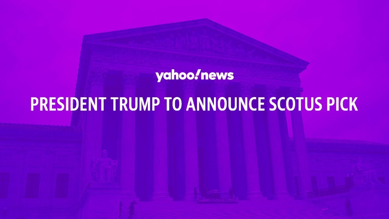 LIVE: Trump announces Supreme Court pick - YouTube