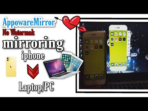 Cara Mirroring Iphone Ke PC || layar Iphone Ke PC Tanpa Watermak|| ANTI ...