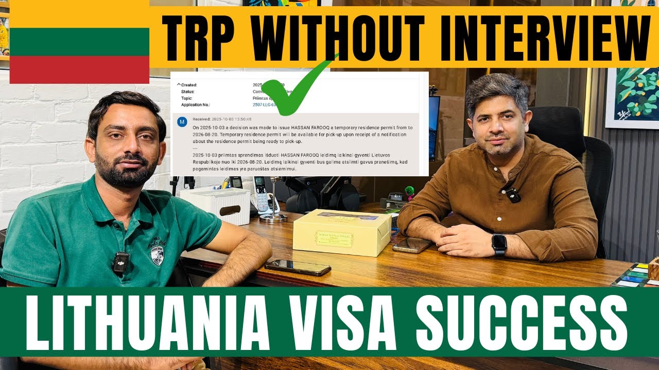 Lithuania VISA Success Story 2026 — Student Got Lithuania TRP Visa in 2 ...
