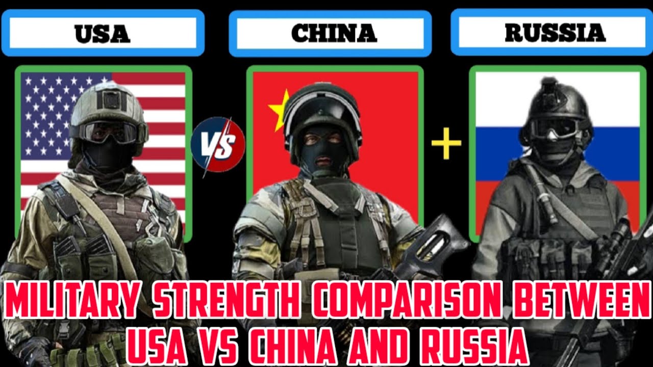 USA vs China and Russia War Military Strength Comparison 2022 || USA vs ...