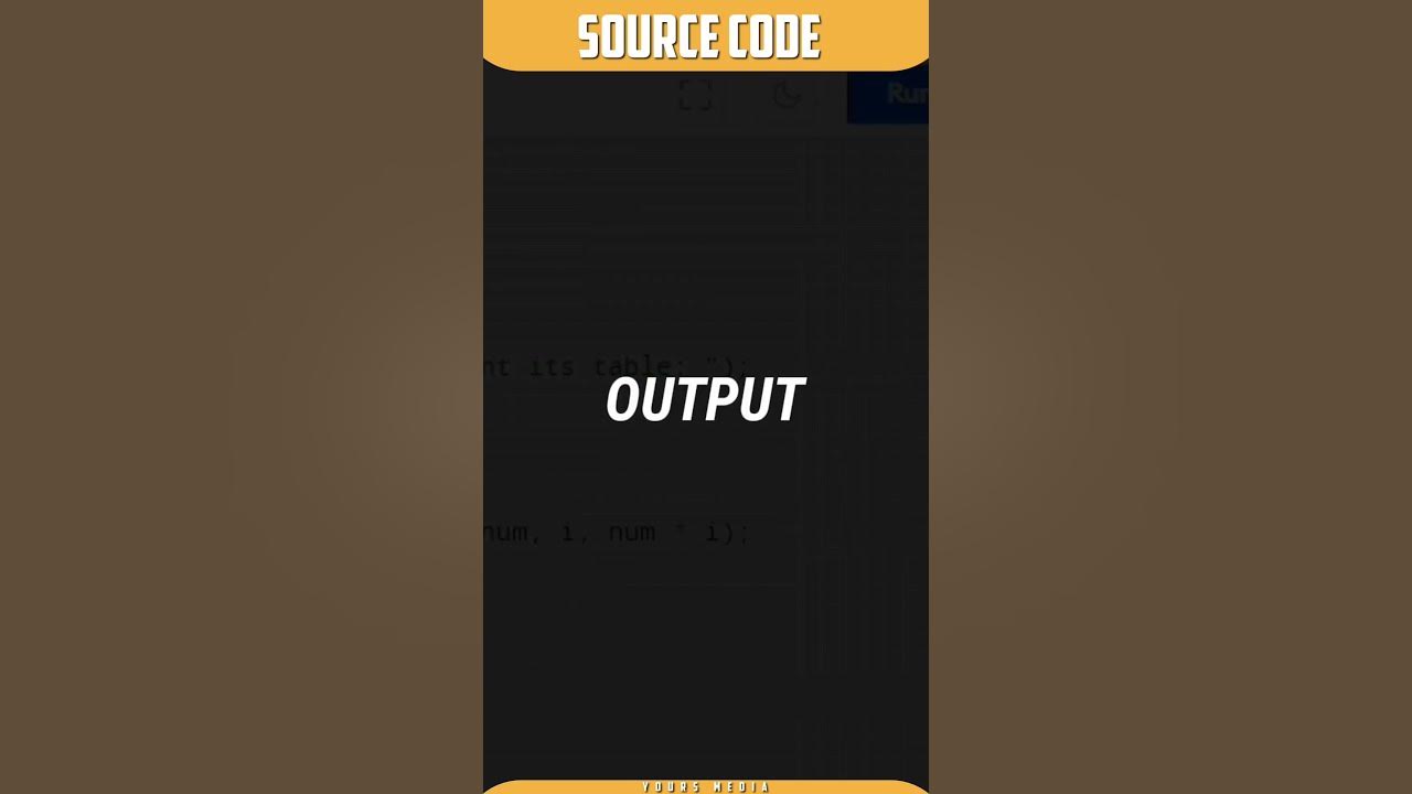Print Table Using C Language With Coding We Can Print A Table Youtube