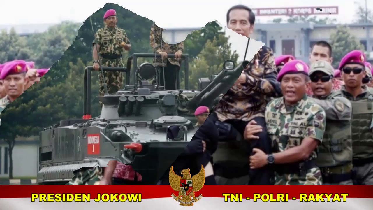 PRESIDEN JOKOWI bersama TNI - POLRI dan RAKYAT - YouTube