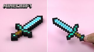 Minecraft Papercraft Stone Sword