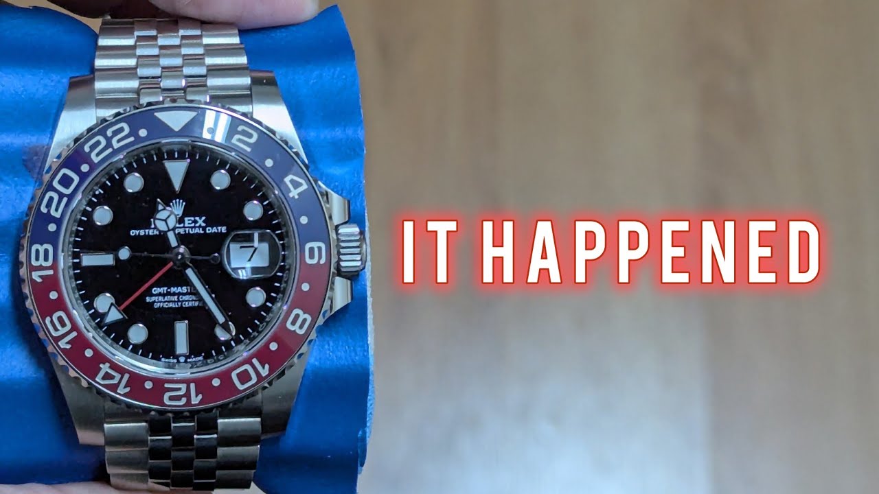 Rolex PEPSI GMT Master II Incoming! At Retail and compared to Batman ...