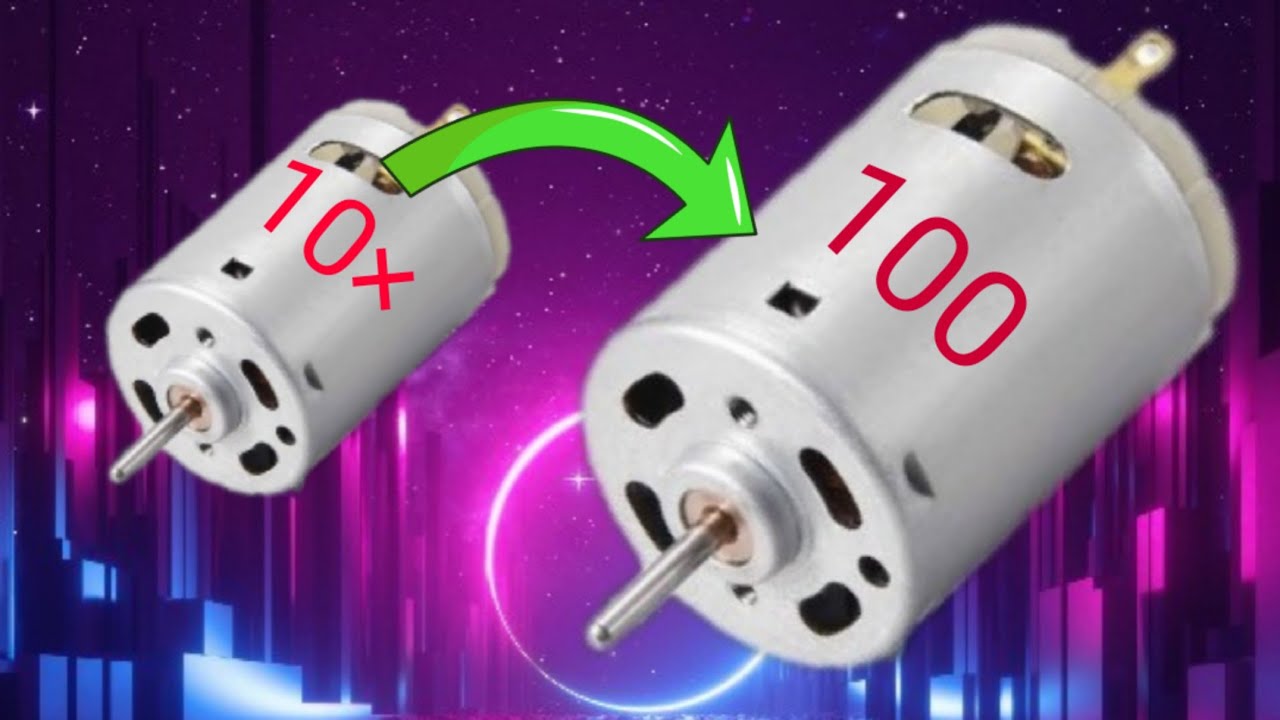how to upgrade dc moter speed 2800rpm to up 30000RPM - YouTube