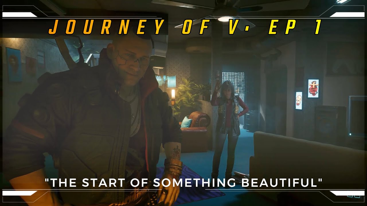 Journey of V Ep 1: Cyberpunk 2077 [Immersive Story Walkthrough] - YouTube