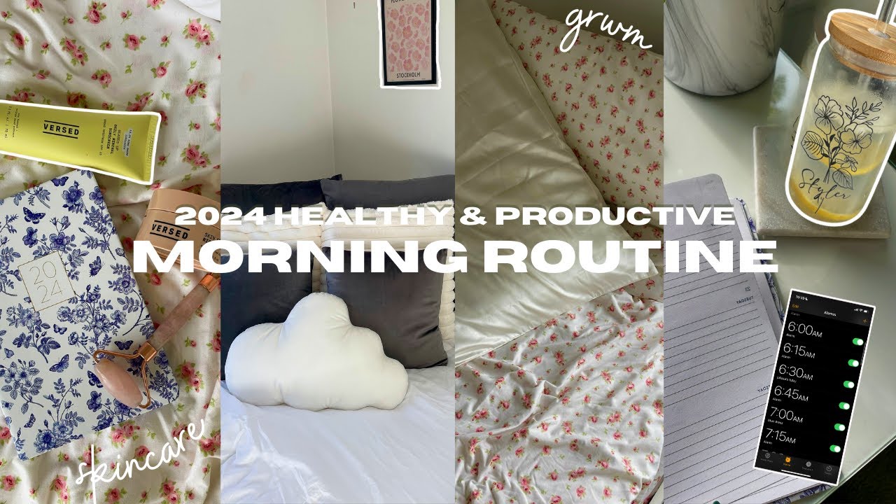 7 A.M. MORNING ROUTINE | 2024 healthy habits & productive - YouTube