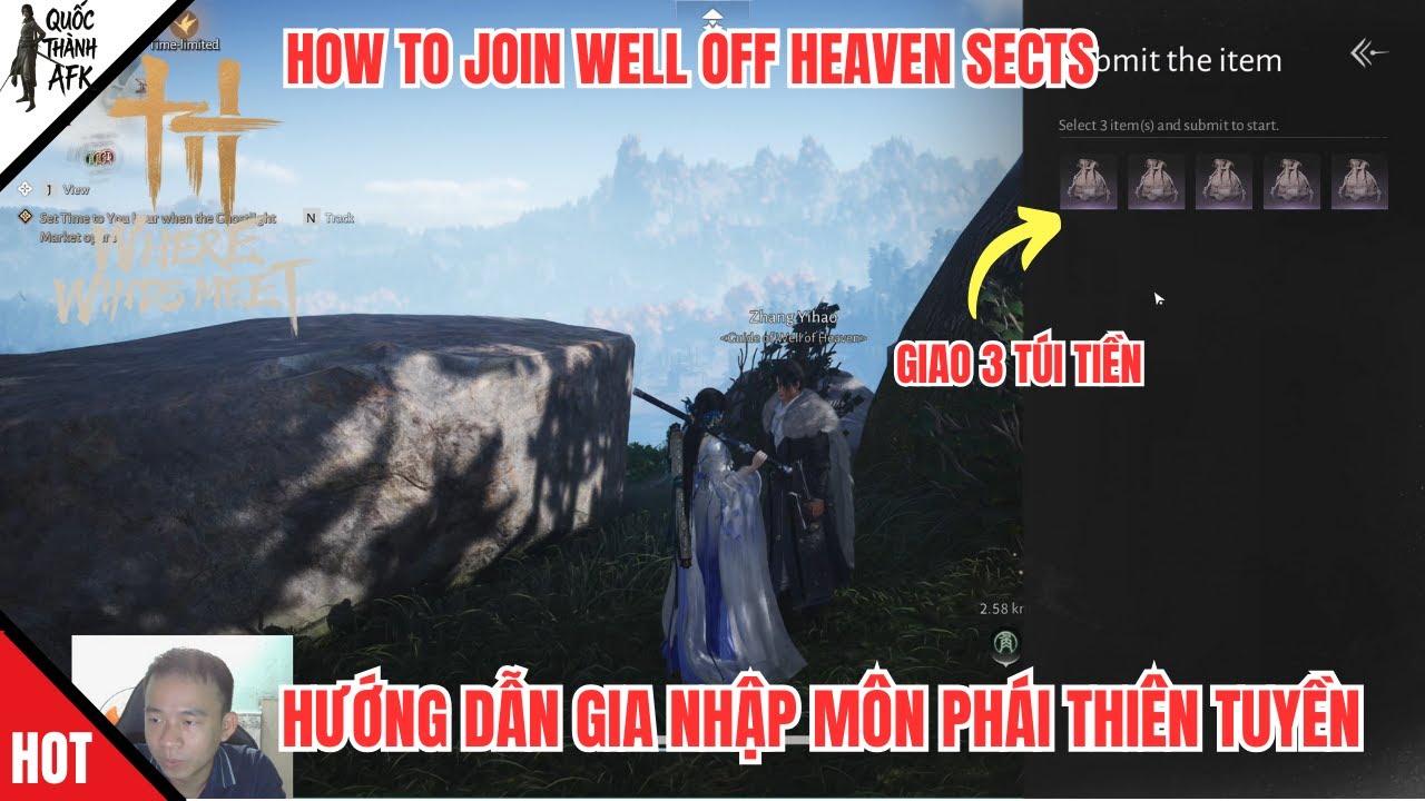 Where Winds Meet | Hướng dẫn gia nhập Môn phái Thiên Tuyền - How to ...