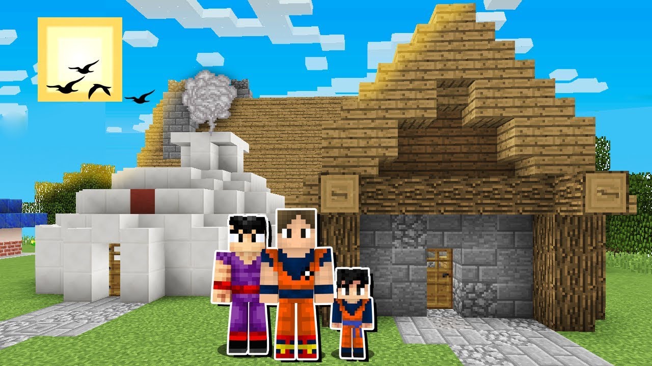 Minecraft Dragon Ball Z #12: CONSTRUINDO A NOVA CASA DO GOKU! - YouTube