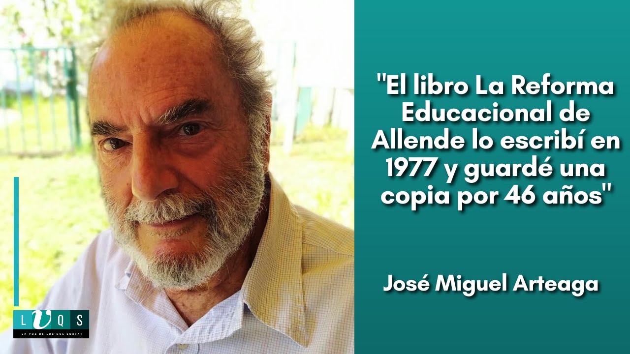 José Miguel Arteaga: "El libro lo escribí en 1977 y guardé una copia ...