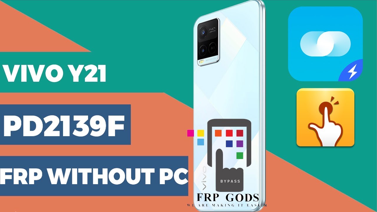 VIVO Y21 PD2139F FRP BYPASS WITHOUT PC - YouTube